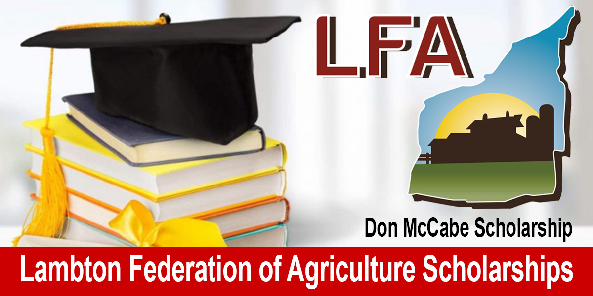 Don McCabe (4H) Scholarship – Lambton Federation of Agriculture